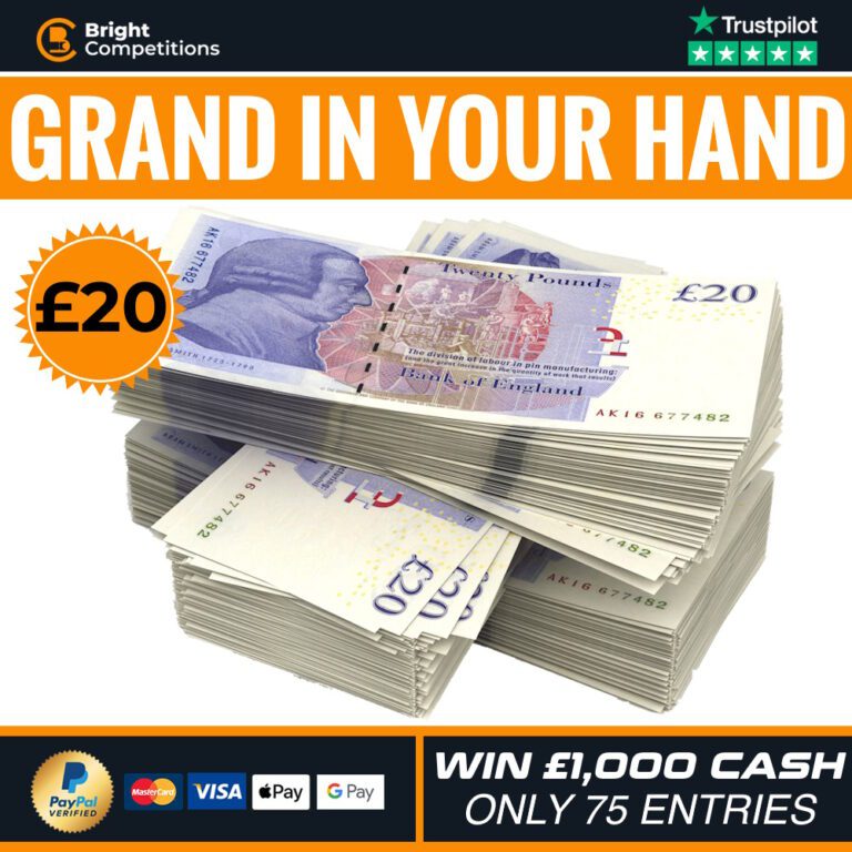 Bright Competitions – Win prizes at a fraction of the cost!