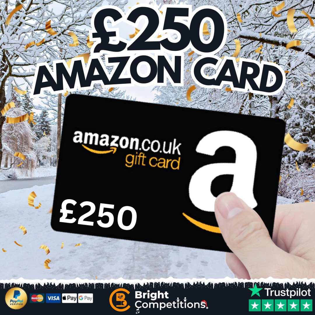 £250 Amazon Gift Card - Bright Competitions