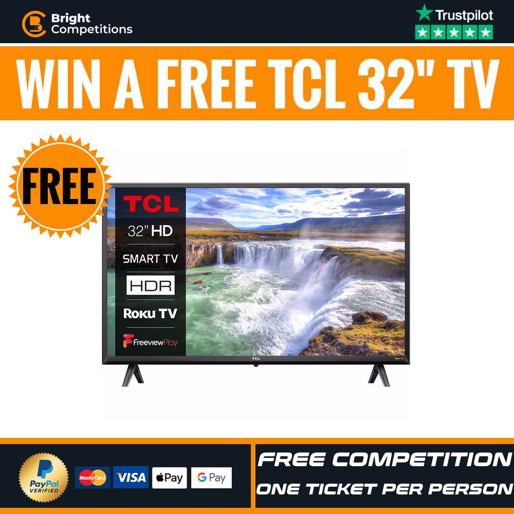 Grab a Free TCL 32″ Smart TV Join Our Facebook Group - Bright Competitions