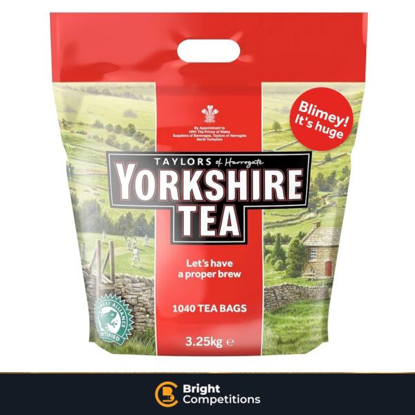 A Year's Supply of Yorkshire Tea - Bright Competitions