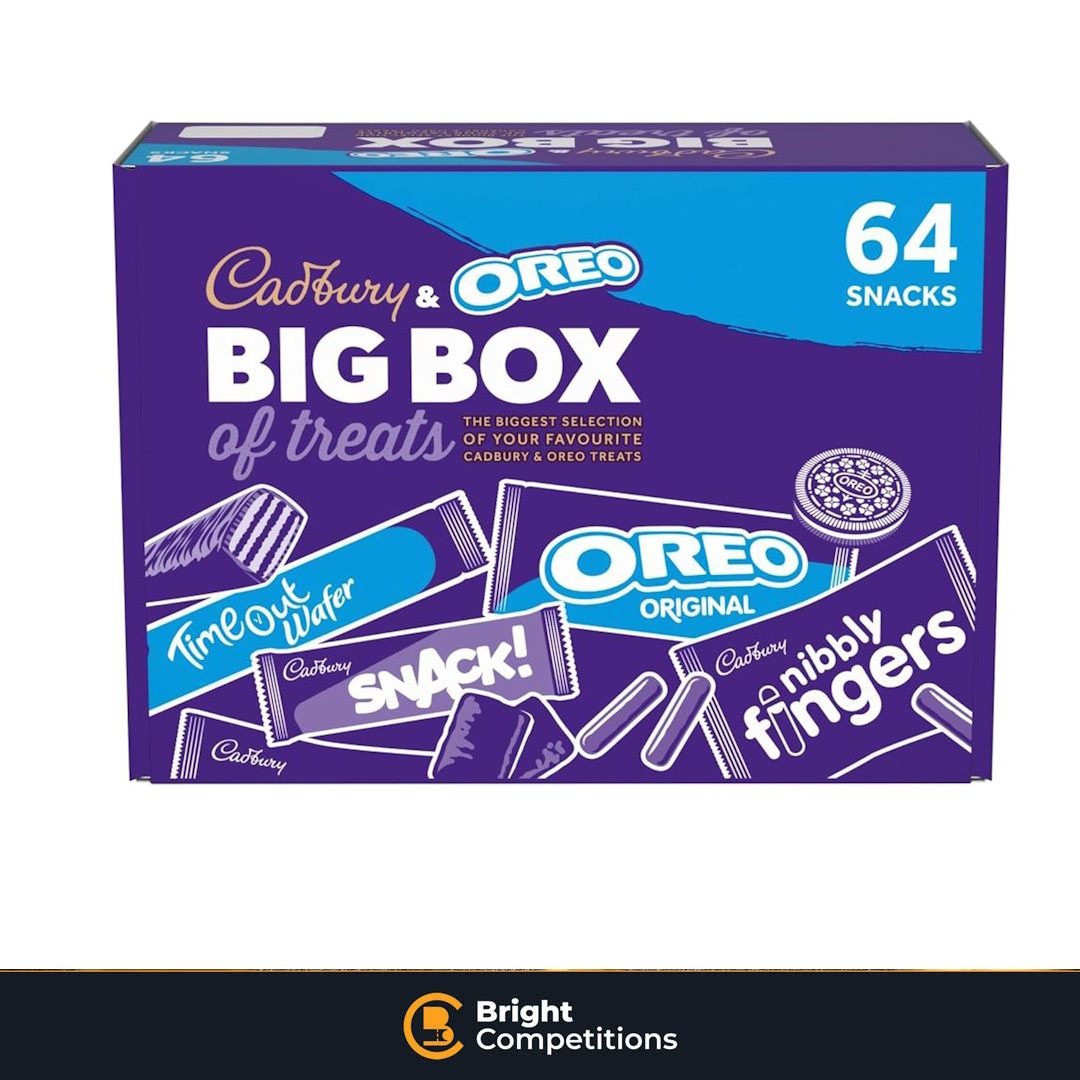 Cadbury & OREO 64 Big Box of Treats - Bright Competitions