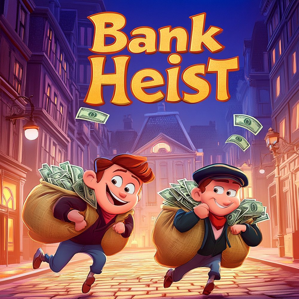 Bank Heist! 394 Instant Wins – £1.99 Per Ticket - Bright Competitions