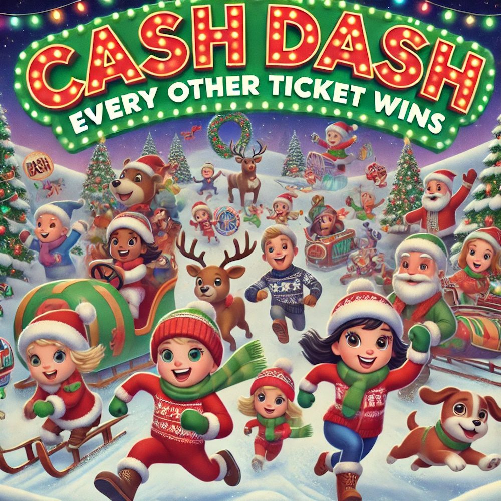 Cash Dash - Every Other Ticket Wins! Plus 5x £100 Jackpots - Bright ...