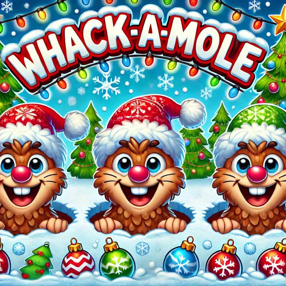 Christmas Whack-A-Mole! 75 Instant Wins & 3 Moles To Be Found & £50 ...