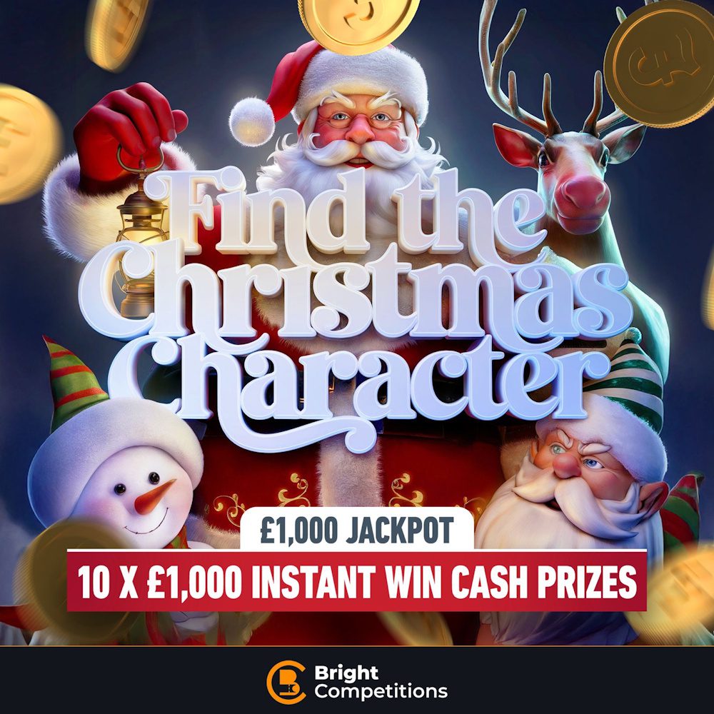 Find the Christmas Character! £1,000 Jackpot / 10x £1,000 Instant Wins ...