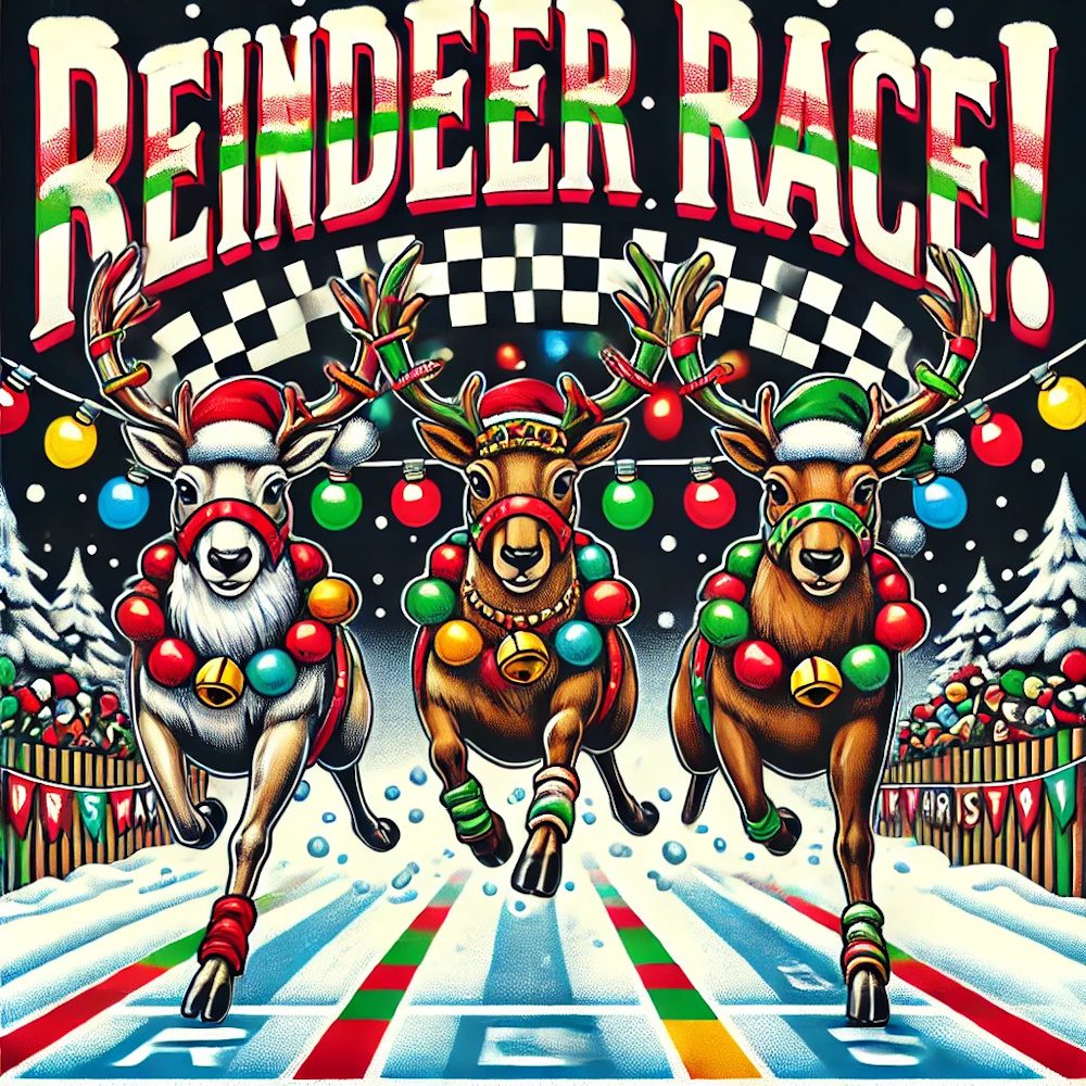 Reindeer Race! 200 Instant Wins & 3 Reindeers To Be Found & £50 Main ...