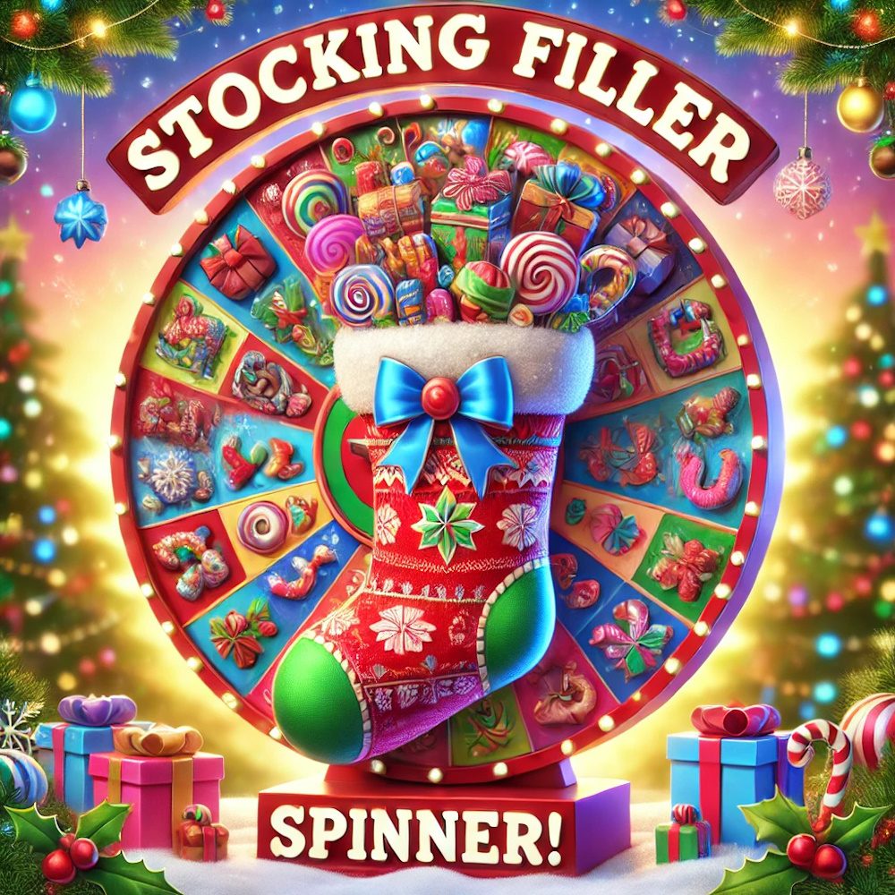 Stocking Filler Spinner - 279 Instant Wins, 4 Spins & £50 Main Prize ...