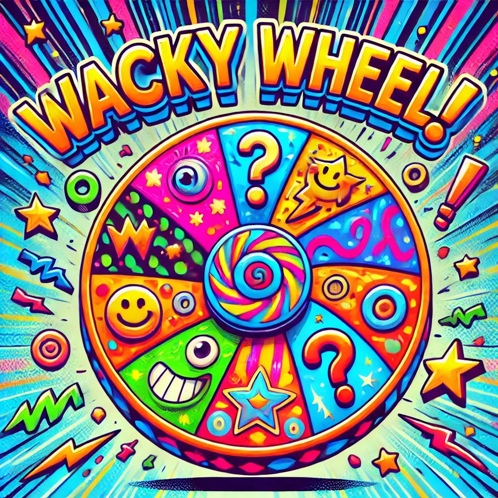 Wacky Wheel! – 257 Instant Wins, 4 Instant Spins & 1 Main Spin – 65p Per Ticket - Bright ...
