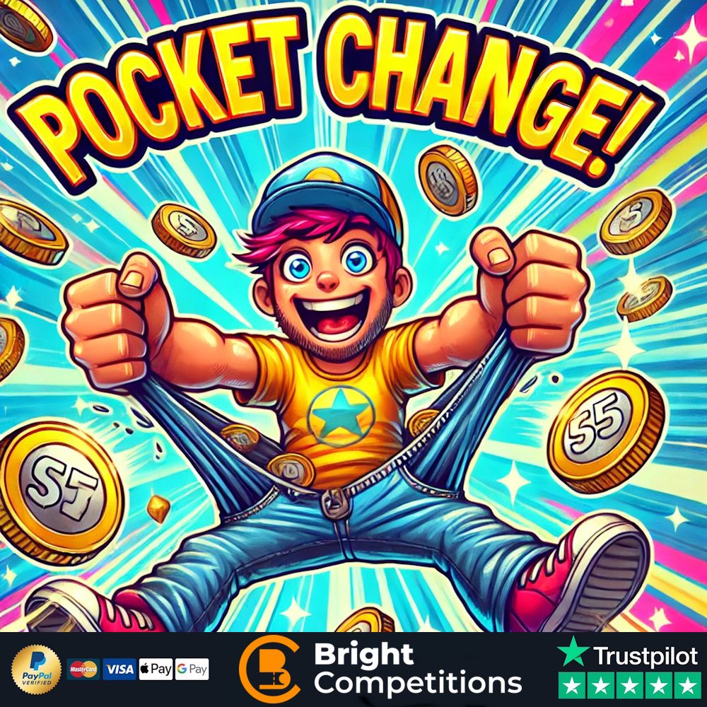 Pocket Change! - 160 Instant Wins & 10x £40 Jackpots - Bright Competitions