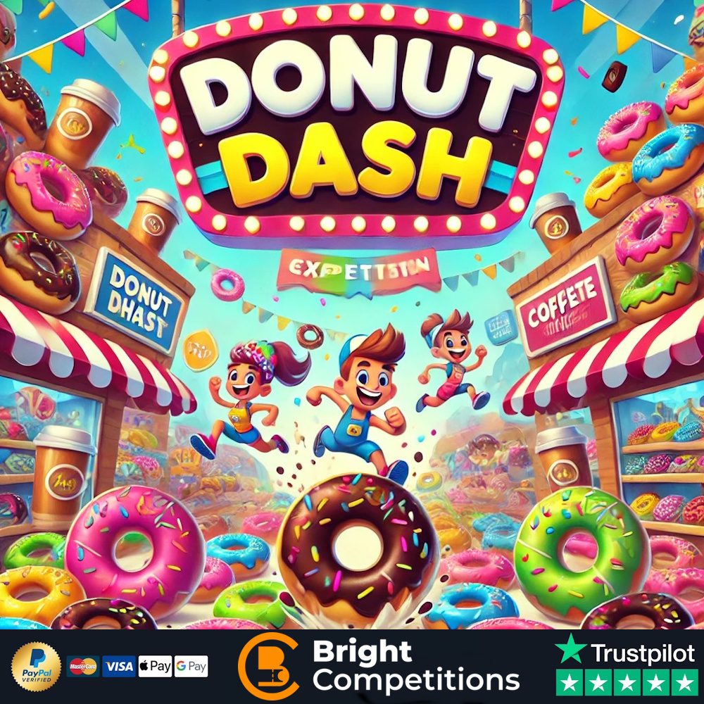 Donut Dash! – 130 Instant Wins & £50 Jackpot - Bright Competitions