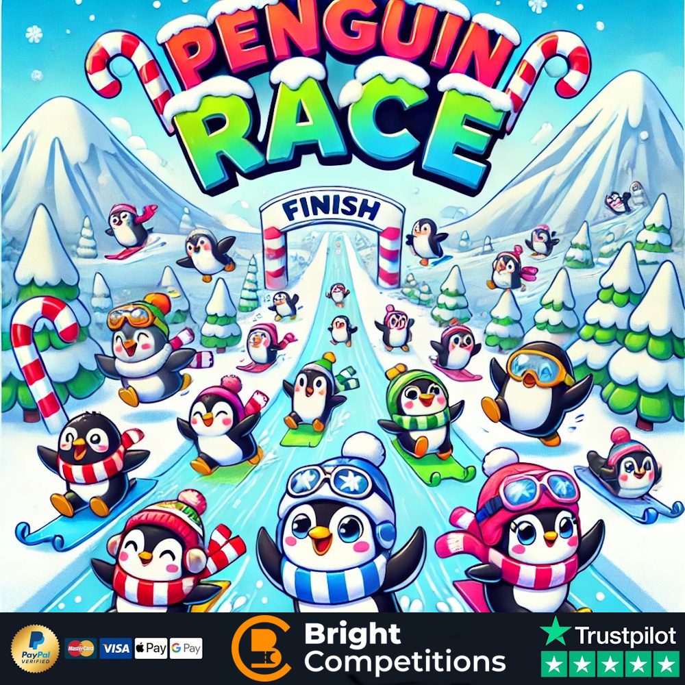 Penguin Race! 54 Instant Wins & 3 Penguins To Be Found & £50 Main Prize ...