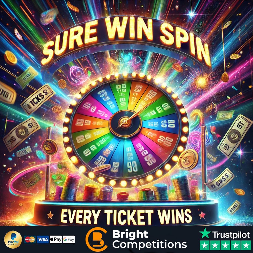 Sure Win Spin - Prize Every Time! - Every Ticket Wins! & £250 Jackpot ...