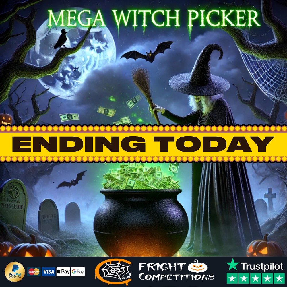 MEGA Witch Picker - 152 Instant Wins, 4 Witches & Main Prize Witch ...