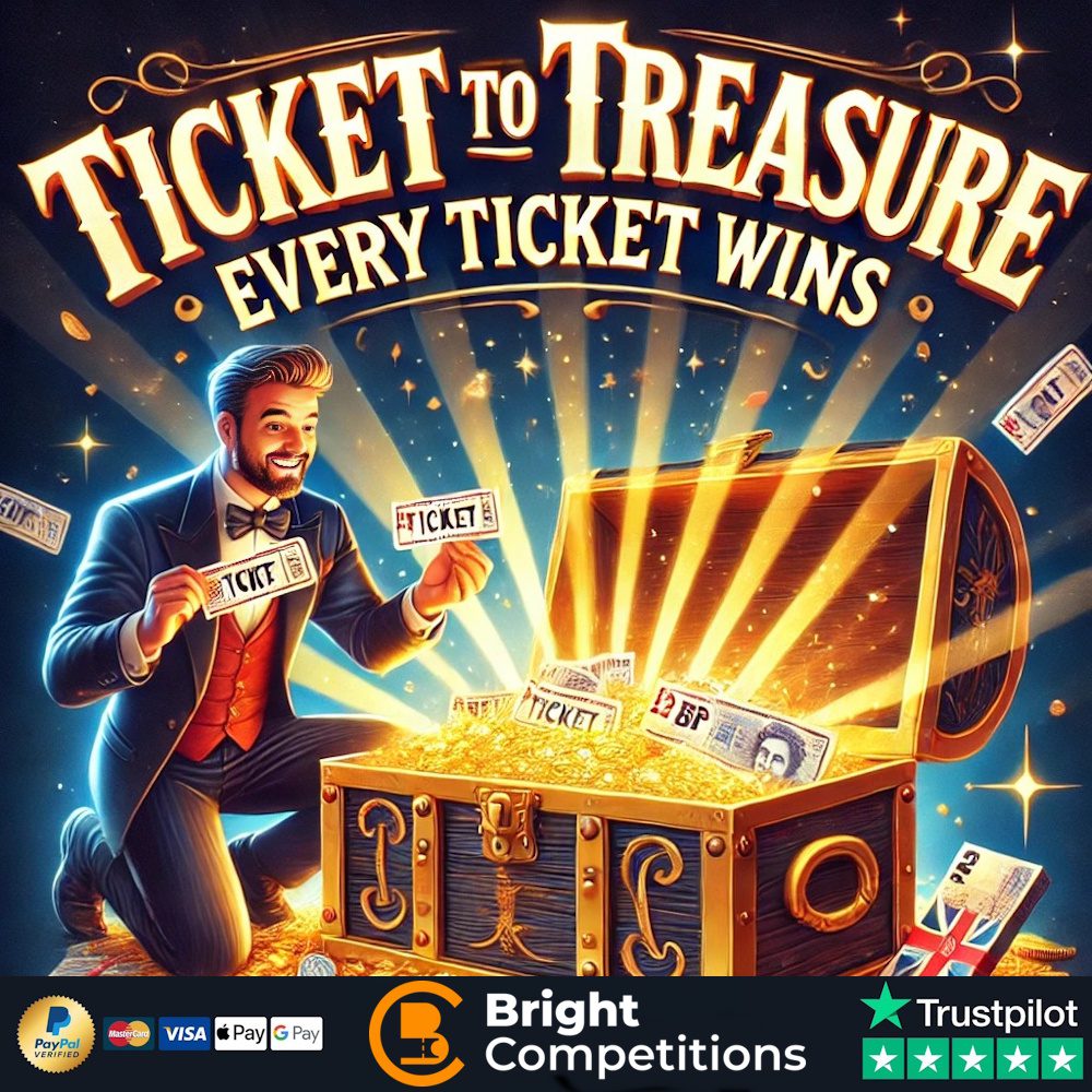Ticket To Treasure! Every Ticket Wins! - Prize Every Time & £250 ...