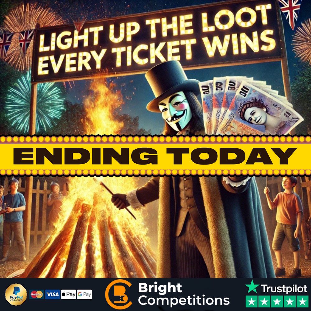 Light Up The Loot - Every Ticket Wins & £250 Jackpot - Bright Competitions